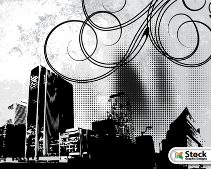 Free City Vector Urban Landscape