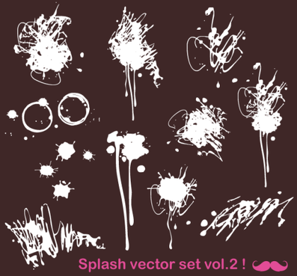 Free Vector Splatters SVG