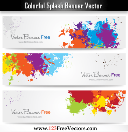 6 Splash Header Banner | Free Vectors, Photos, Artwork Images ...