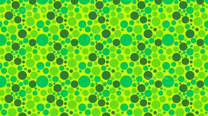 Green Scattered Dots Pattern