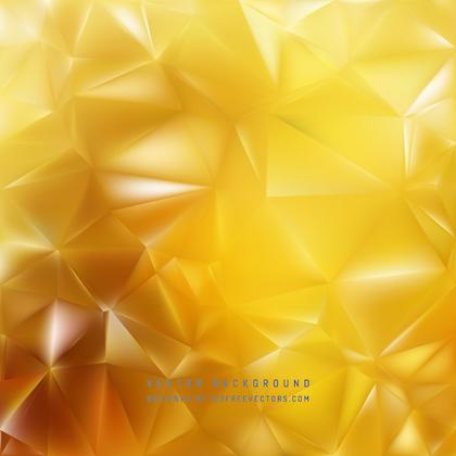 Orange Polygon Triangle Pattern Background