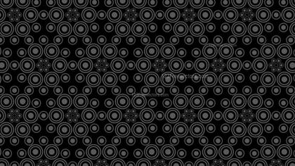 Black Seamless Circle Pattern