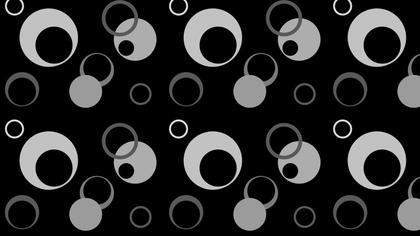 Free Download Black Geometric Circle Pattern Vector Illustration