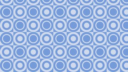 Free Download Blue Seamless Geometric Circle Pattern