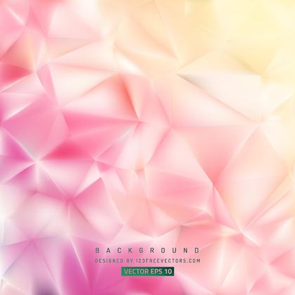 Light Yellow Pink Polygon Background Template