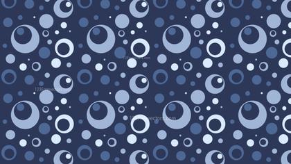 Blue Circle Seamless Pattern