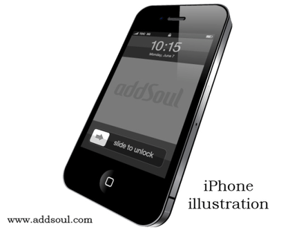 iPhone Illustration Vector