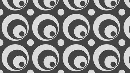Free Download Dark Grey Seamless Geometric Circle Pattern Vector Illustration