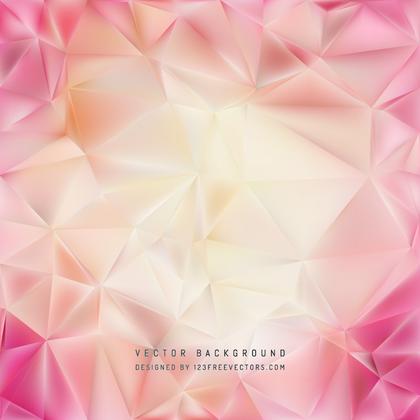 Light Pink Polygon Triangle Background