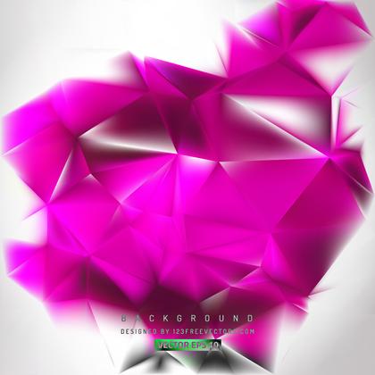 Pink White Polygon Triangle Background