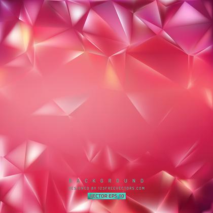 Abstract Pink Polygon Triangle Background