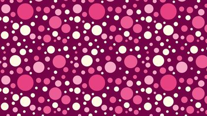Black and White Seamless Random Dots pattern Vector Graphic