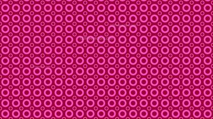 Geometric Pink Circle Pattern Background