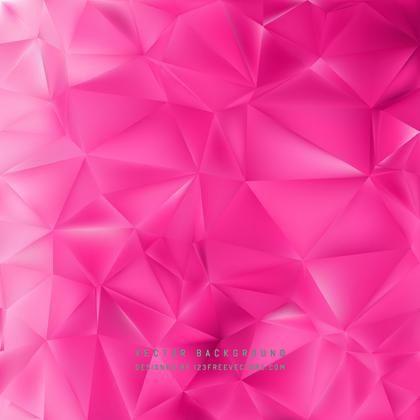 Abstract Pink Polygon Triangle Background