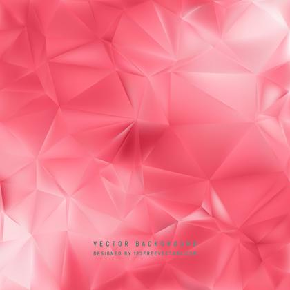 Abstract Pink Polygon Triangle Pattern Background