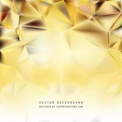 Abstract Light Yellow Polygon Background
