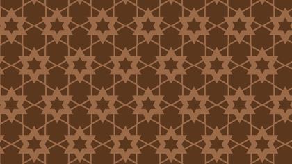 Free Download Brown Star Pattern