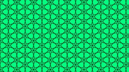 Free Download Emerald Green Star Pattern Vector Graphic