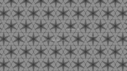 Grey Stars Pattern Design