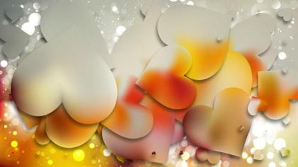 Free Download Light Orange Love Background Image