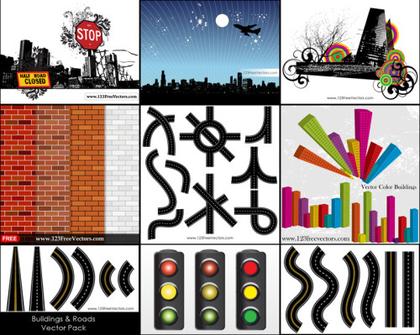 City Skylines Free Vector Pack