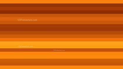 Orange Horizontal Striped Background Vector Image