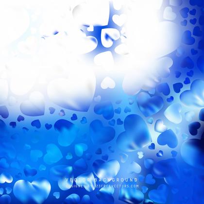 Blue Heart Background