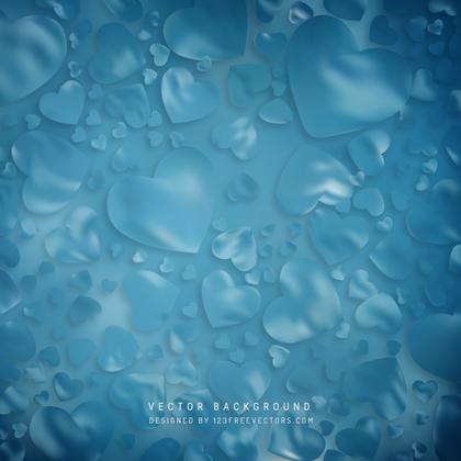 Blue Heart Background