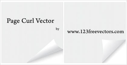 Page Curl Vector