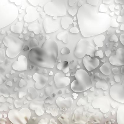 Abstract Light Color Heart Background