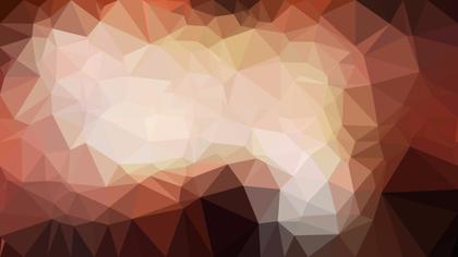 Free Download Brown Polygonal Triangle Background