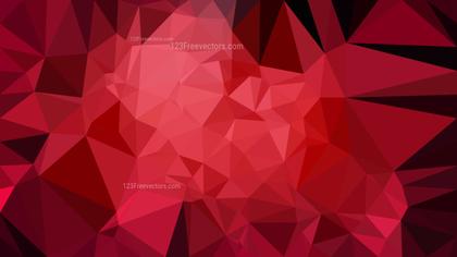 Cool Red Polygon Background Template