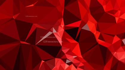 Abstract Cool Red Polygon Background Template Design