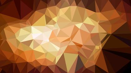 Free Download Dark Brown Polygon Triangle Pattern Background Illustration