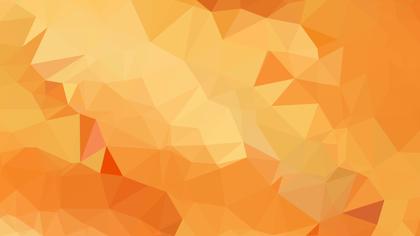 Free Download Abstract Orange Polygon Background
