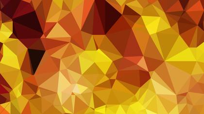 Free Download Abstract Orange and Yellow Polygon Triangle Background