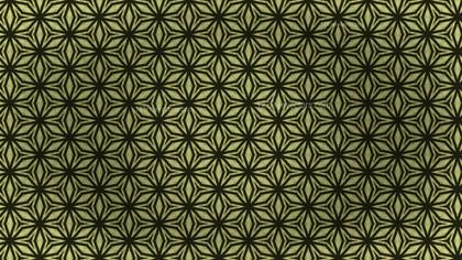 Yellow Starburst Geometric Pattern