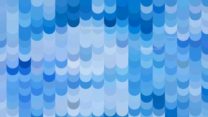 Blue Semicircle Pattern Background