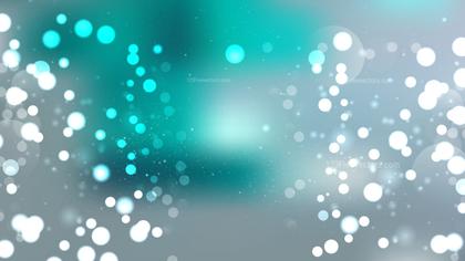 Teal Bokeh Abstract Background