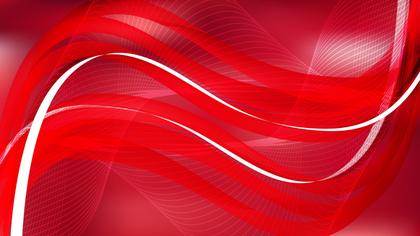 Free Download Red Flow Curves Background Vector Image