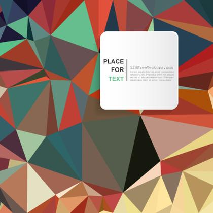 Polygon Abstract Vector Background