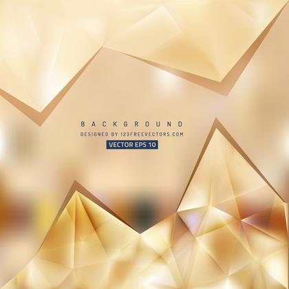 Abstract Beige Polygonal Triangular Background Template
