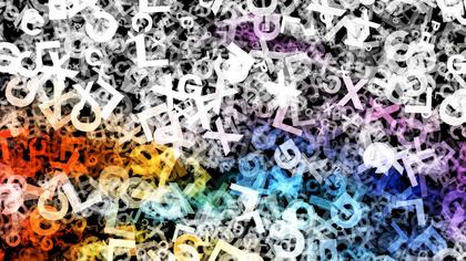 Free Download Colorful Alphabetical Texture Pack