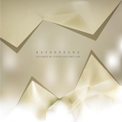Beige Triangle Polygonal Background Design