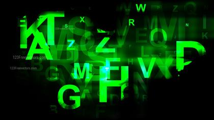 10+ Cool Green Alphabet Letters Background | Free Vectors, Photos ...