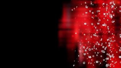 Free Download Red and Black Alphabetical Background