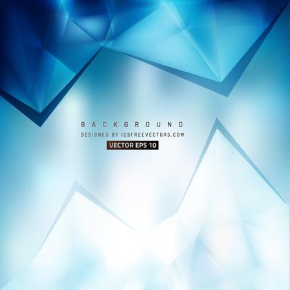 Abstract Light Blue Geometric Triangle Background Template
