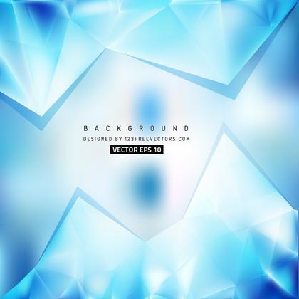 Abstract Light Blue Triangular Background Design