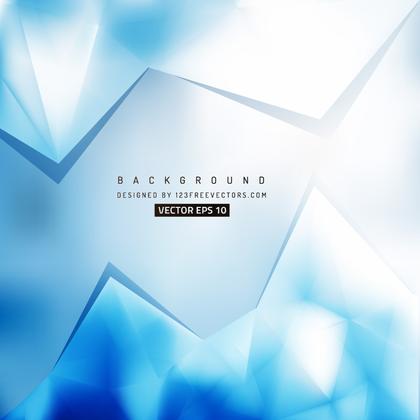 Light Blue Triangular Background Template