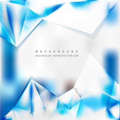 Abstract Blue White Triangle Polygonal Background